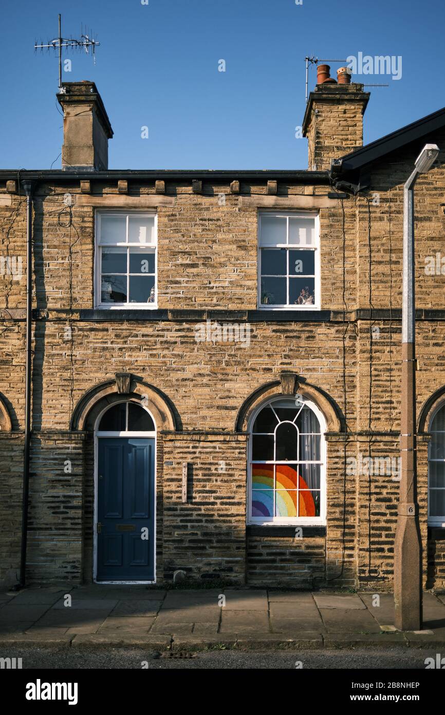 Artwork in windows during lockdown hi-res stock photography and images ...