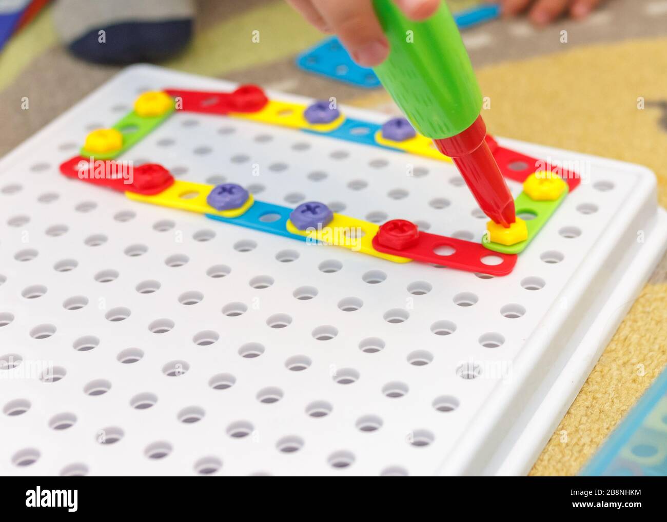 Plastic toy screwdriver tool hi-res stock photography and images - Alamy