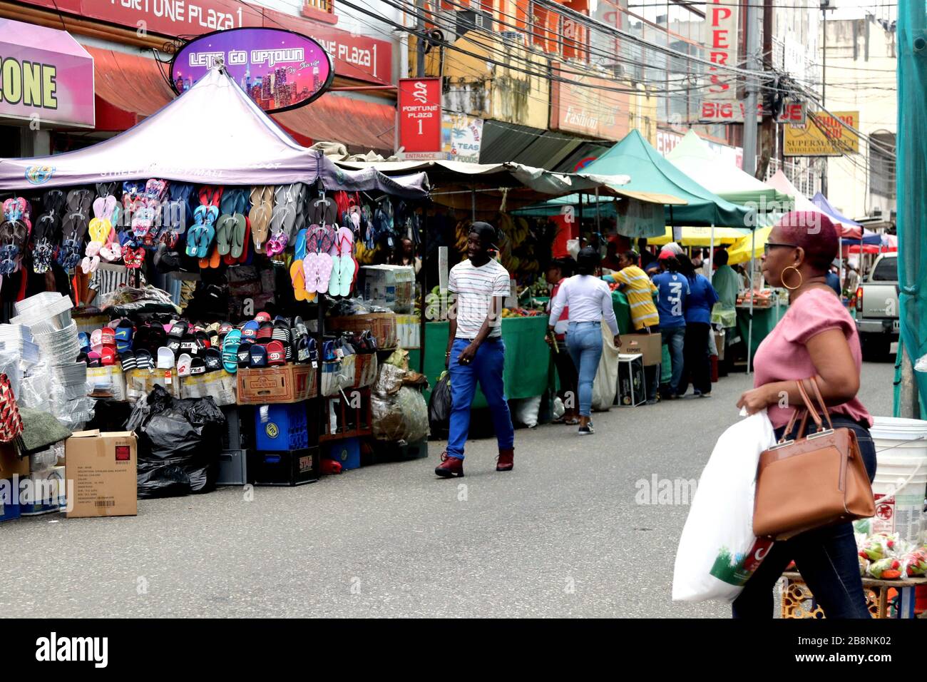 Everyday life in Trinidad, W.I Stock Photo - Alamy