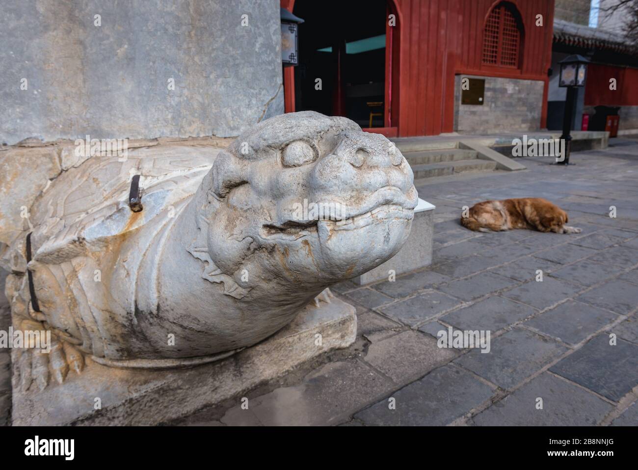 Stone sculpture in Zhihua Buddhist Temple - Temple of Wisdom Attained ...
