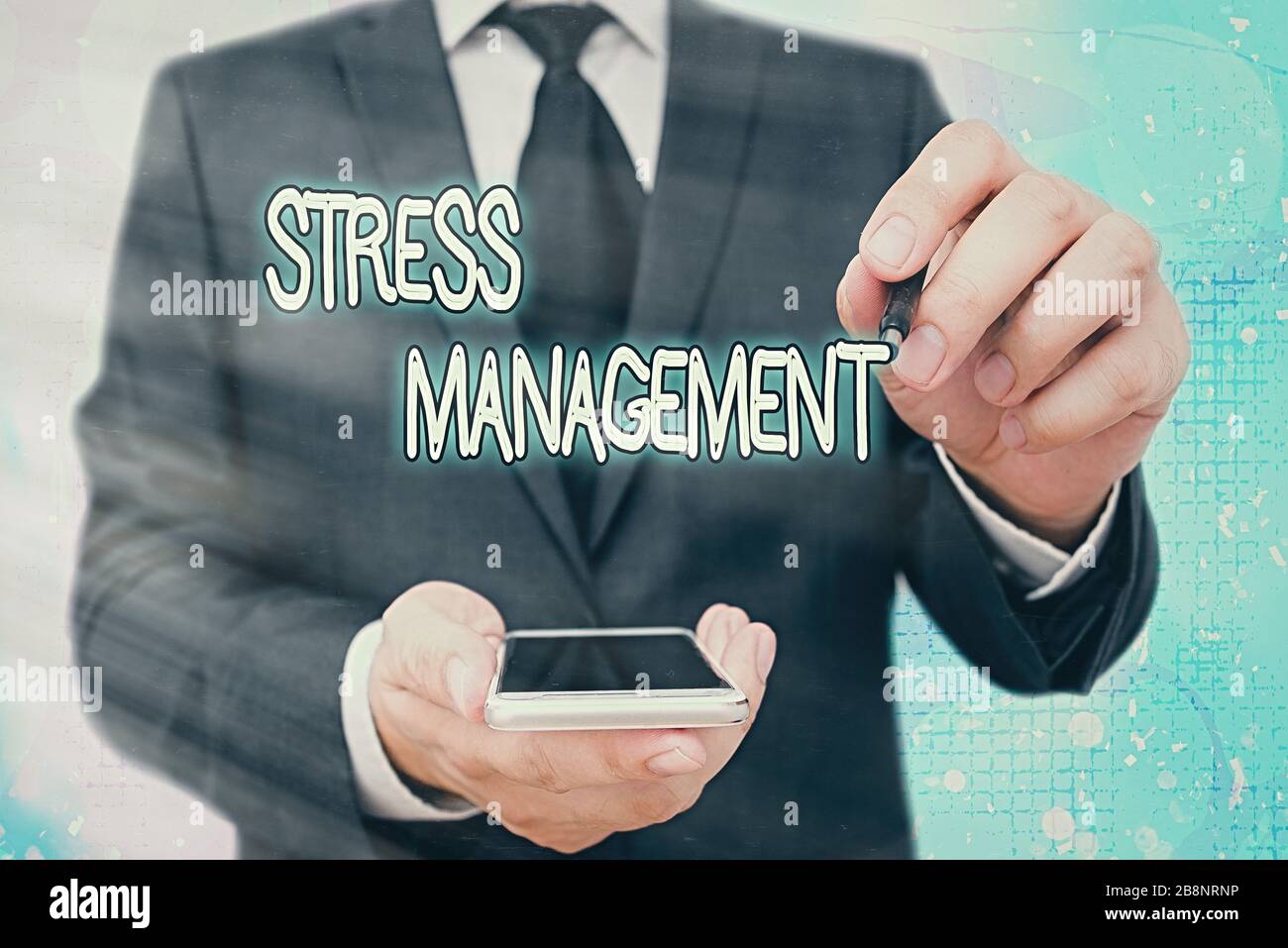 Handwriting text Stress Management. Conceptual photo method of limiting ...