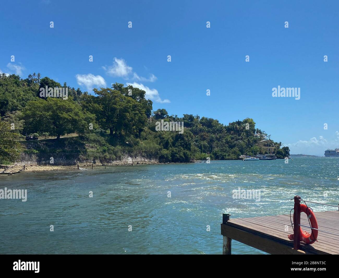 caribbean Islands in the sun Stock Photo - Alamy