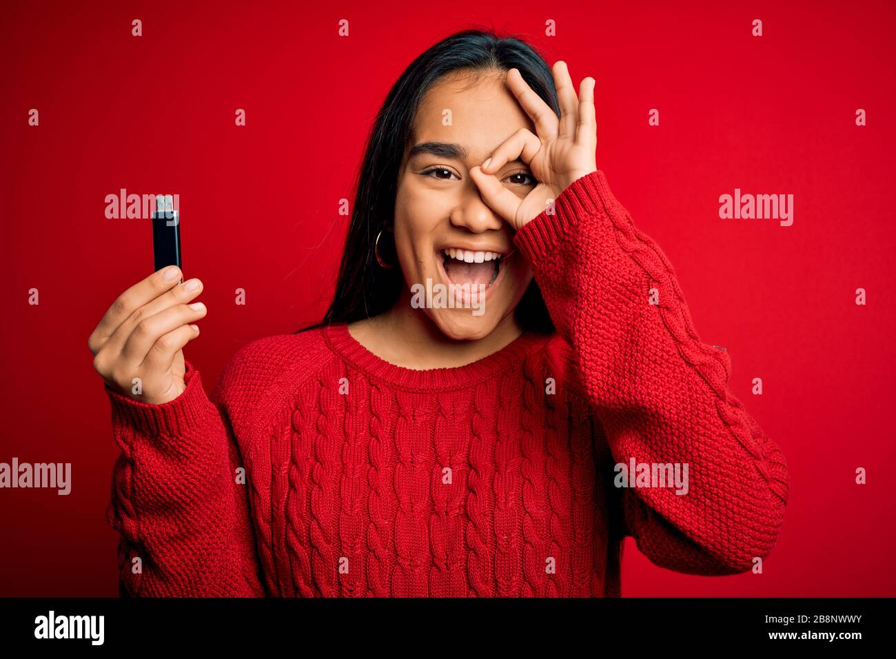 Beautiful activist asian woman asking for women rights holding banner ...