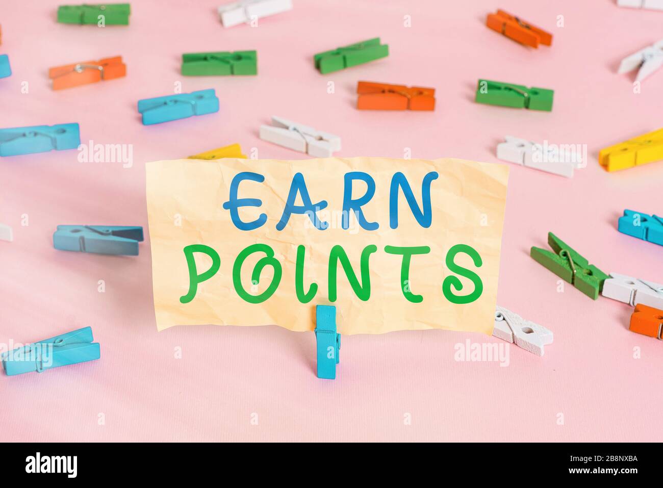 Text sign showing Earn Points. Business photo showcasing collecting ...