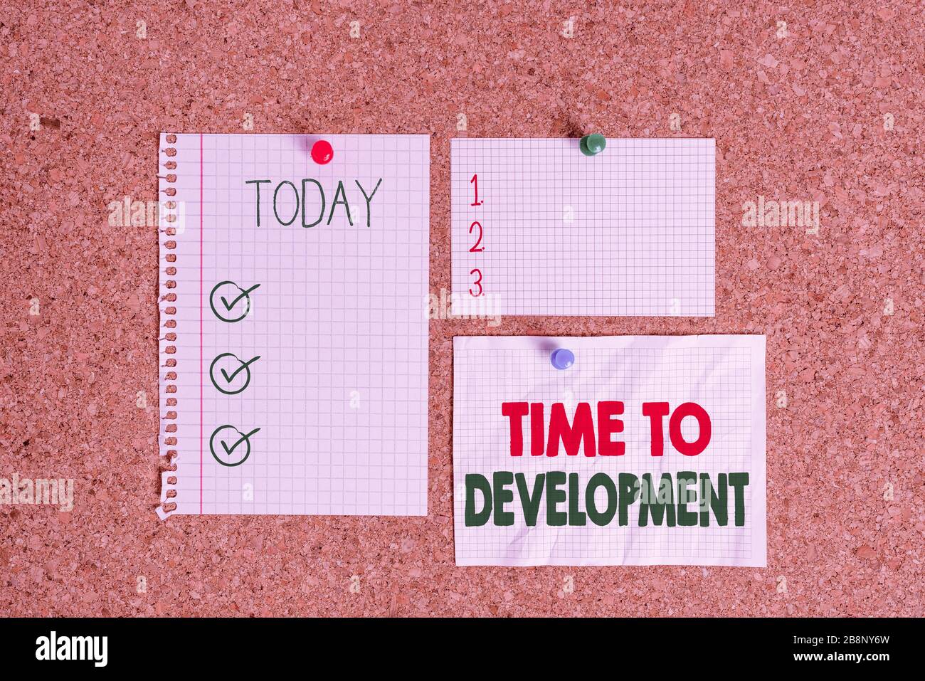 Text sign showing Time To Development. Business photo text a length of ...