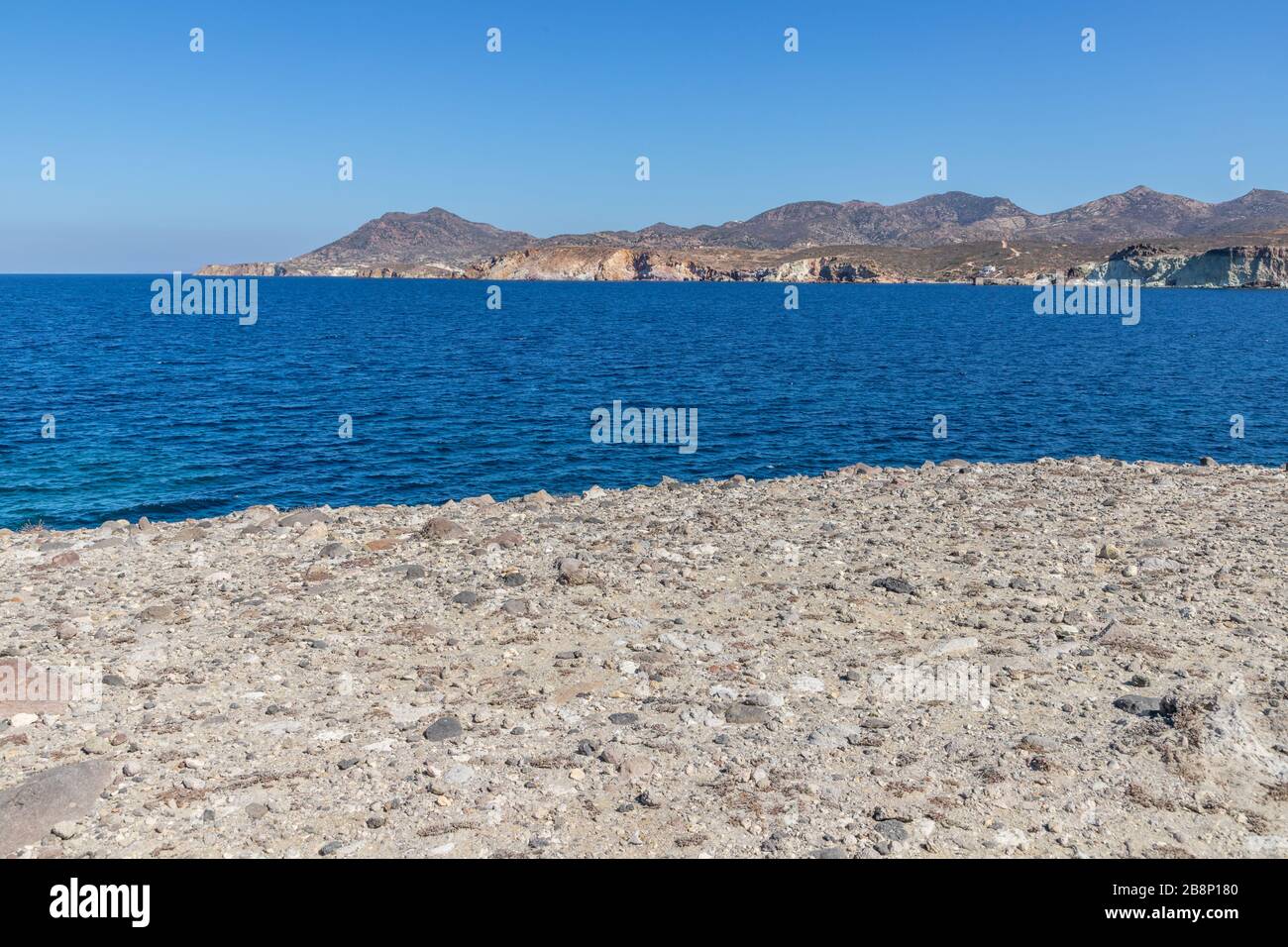 Pollonia beach milos hi-res stock photography and images - Alamy
