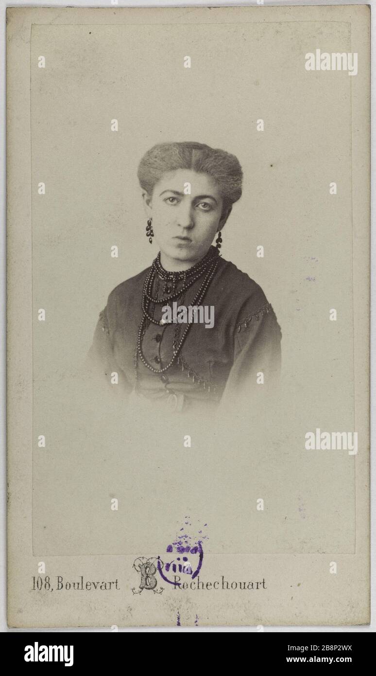 Portrait of Helena Small Rose Augustine (husband Mr Marais), (1852-1879 ...