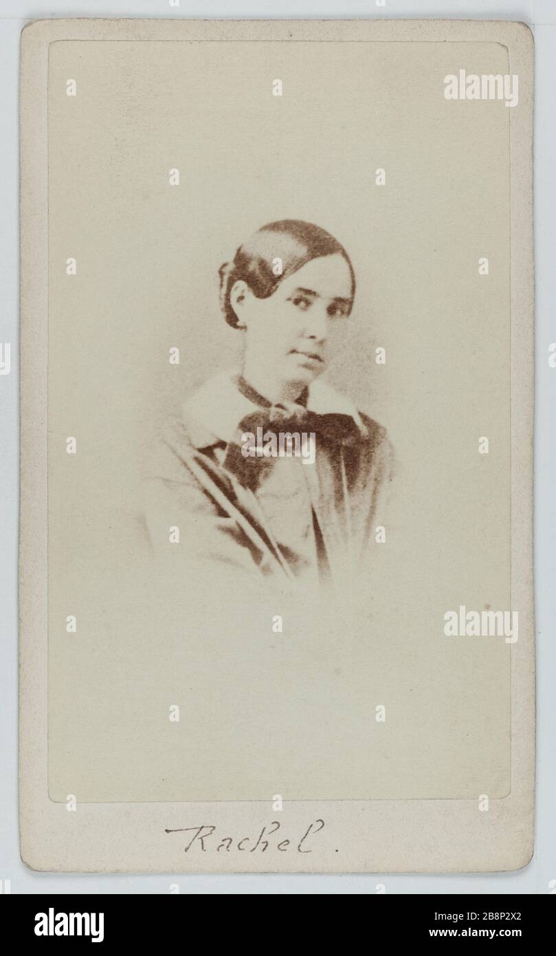 Portrait of Elisa Rachel Félix (1820-1858), known as Rachel, actress ...