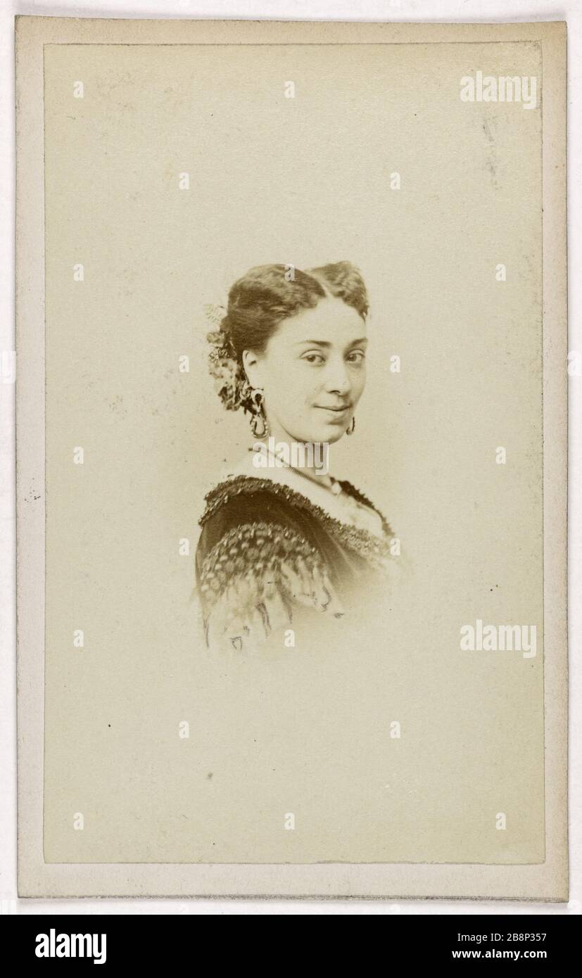 Portrait of Catherine Marie Royer, (1841-1873), (actress) Portrait de ...