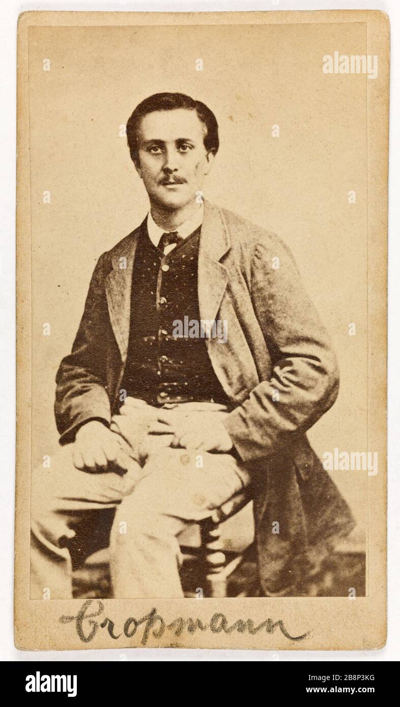 Portrait of Jean-Baptiste Troppmann (1849-1870), criminal, author of ...