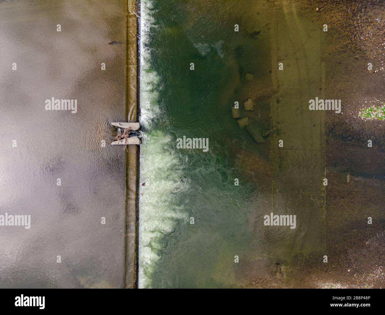 River from above Stock Photo - Alamy