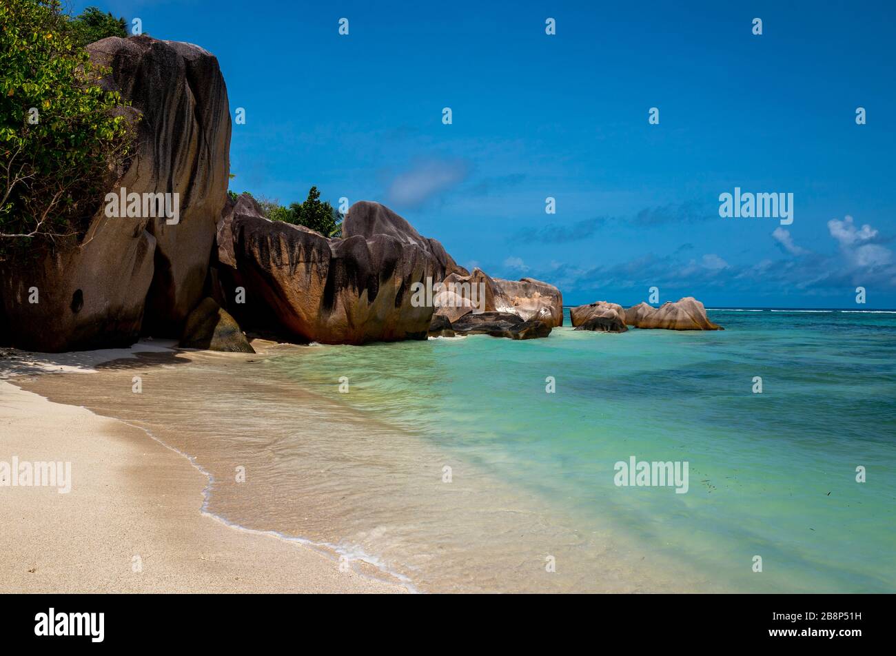 Daily Life, La Digue. La Digue is an island in the Seychelles, in the ...