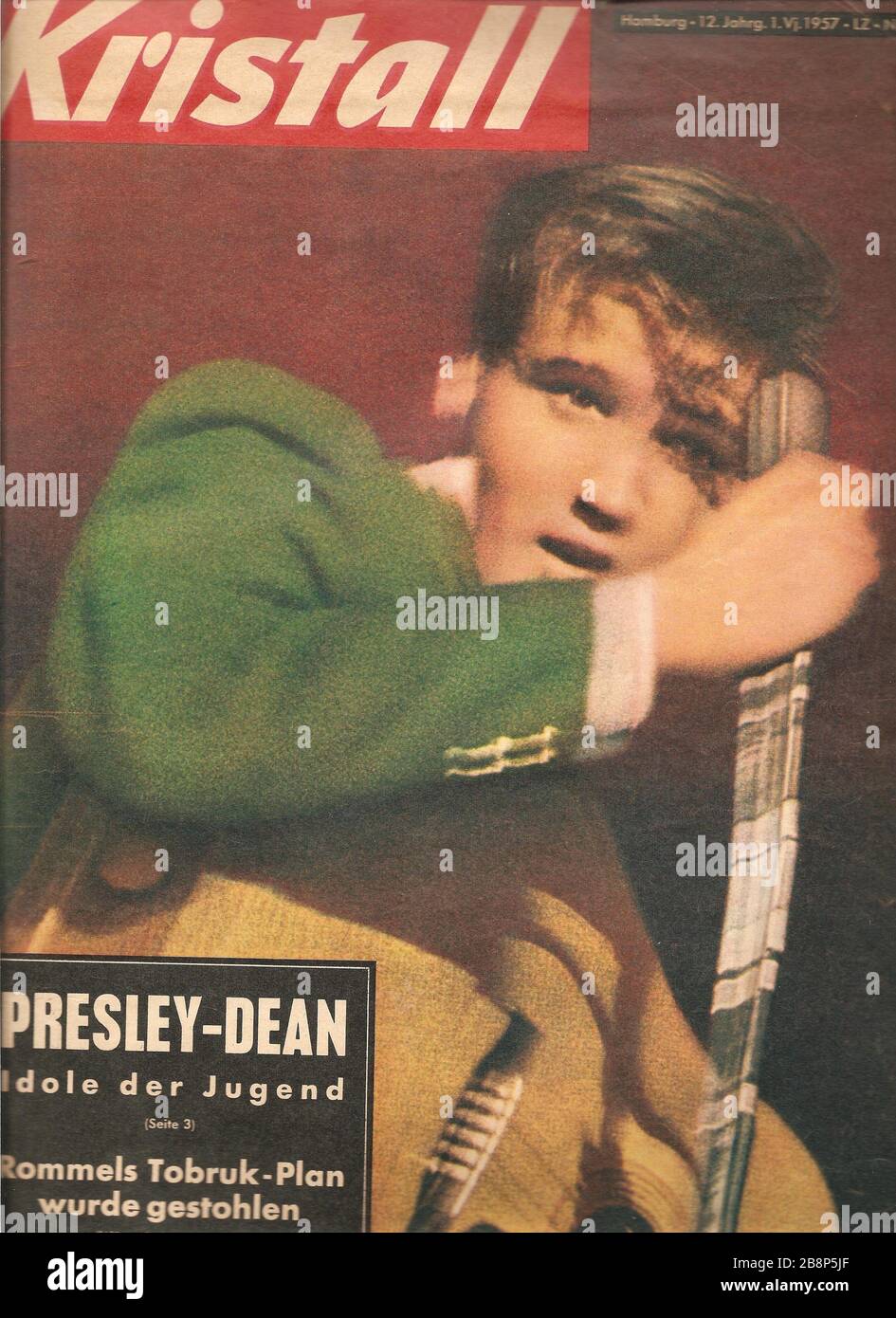 Elvis presley Kristall Magazine Stock Photo - Alamy