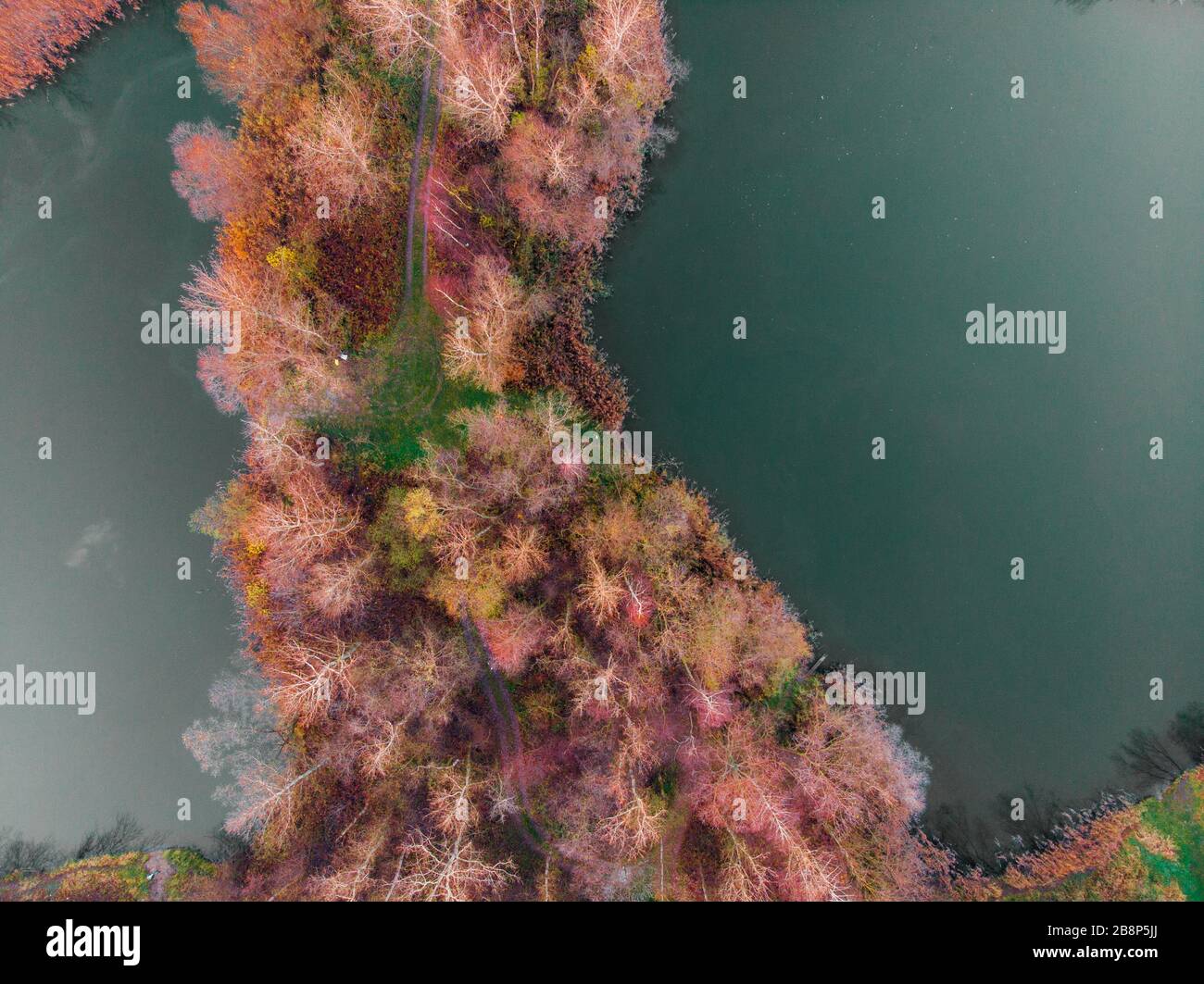 Lakes from above Stock Photo - Alamy