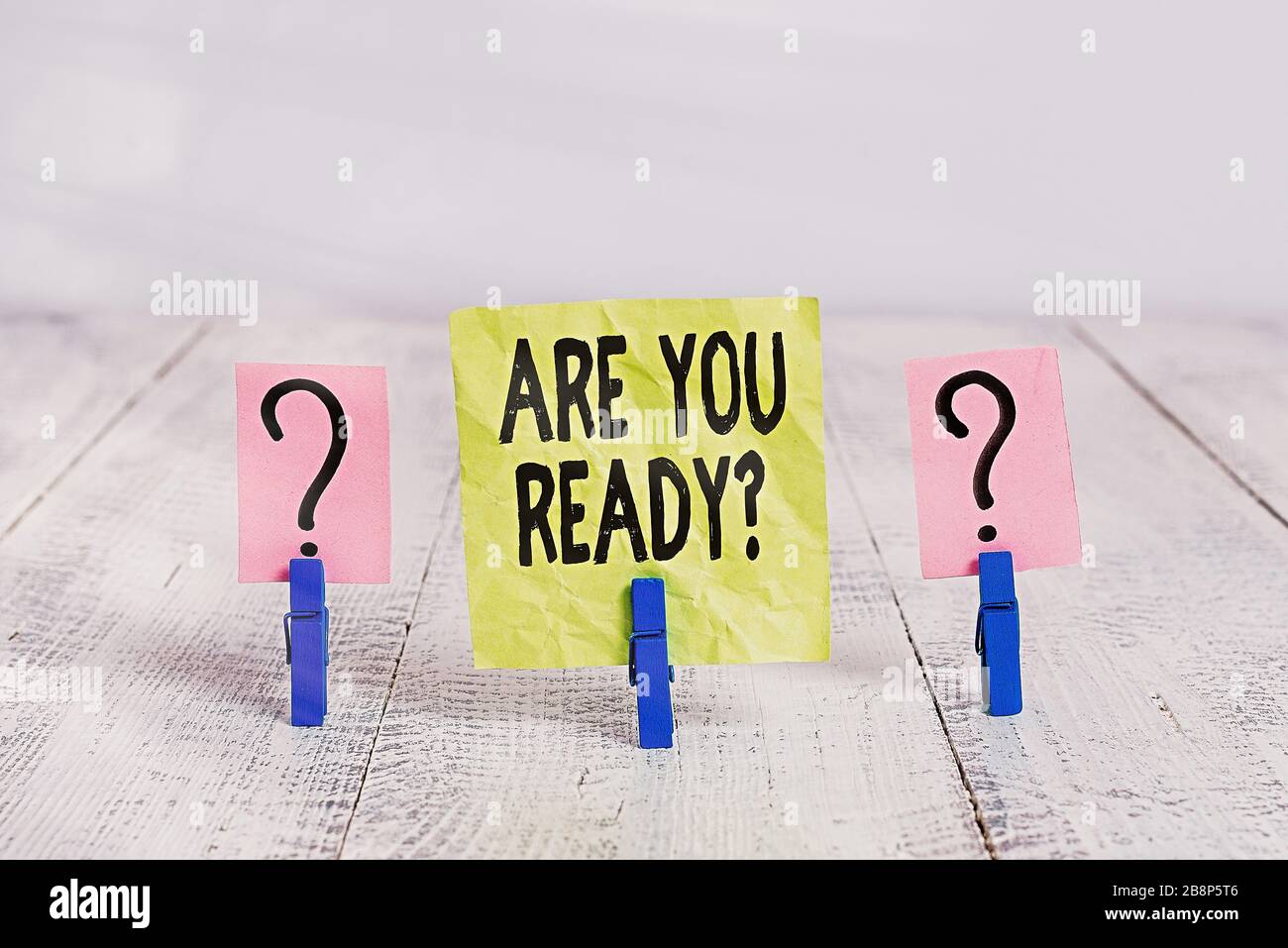 Text sign showing Are You Ready Question. Business photo text used ...