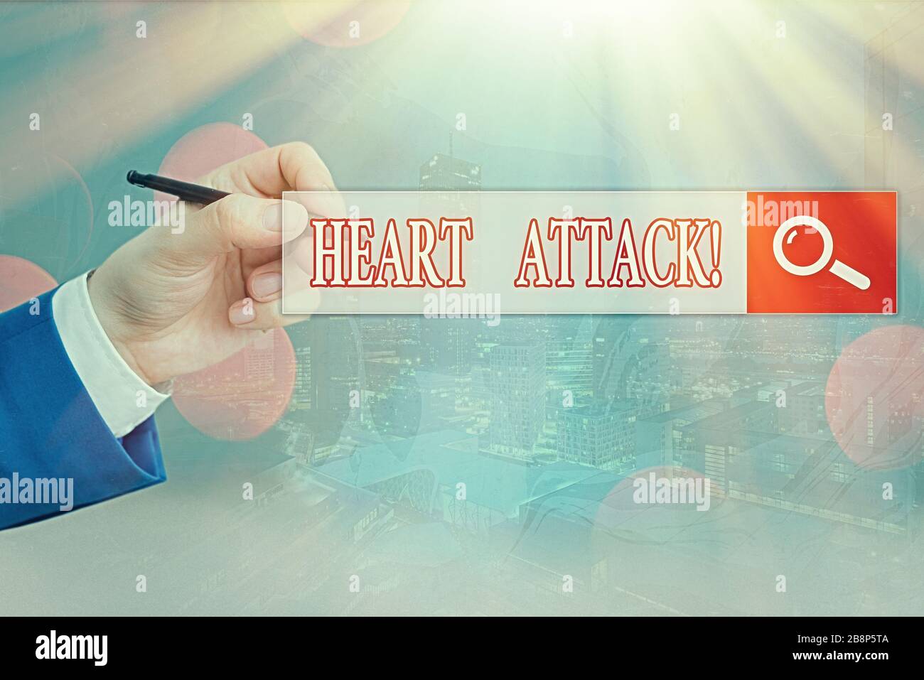Conceptual hand writing showing Heart Attack. Concept meaning sudden ...