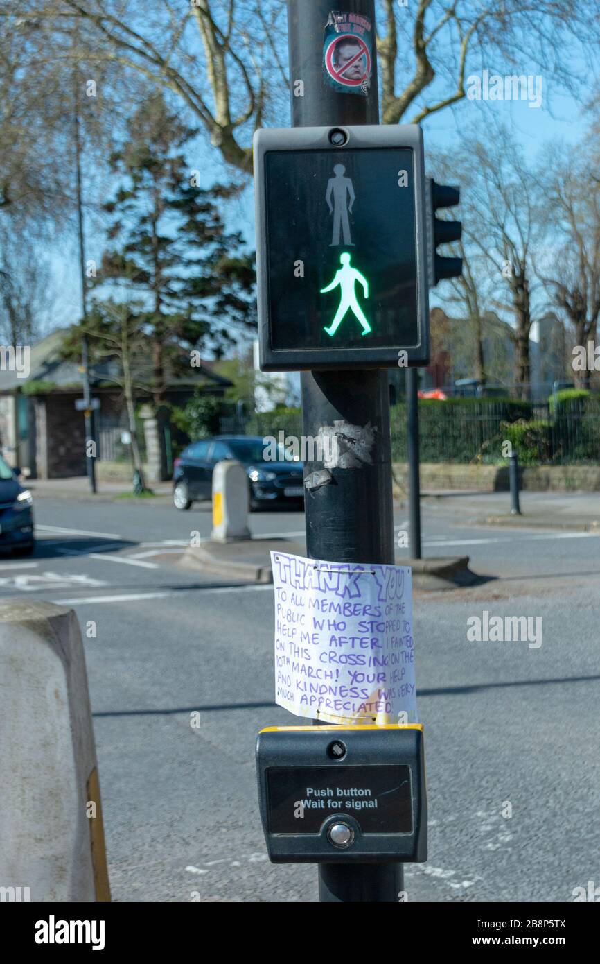 Bristol-March-2020-England-a close up view of a electric crossing ...