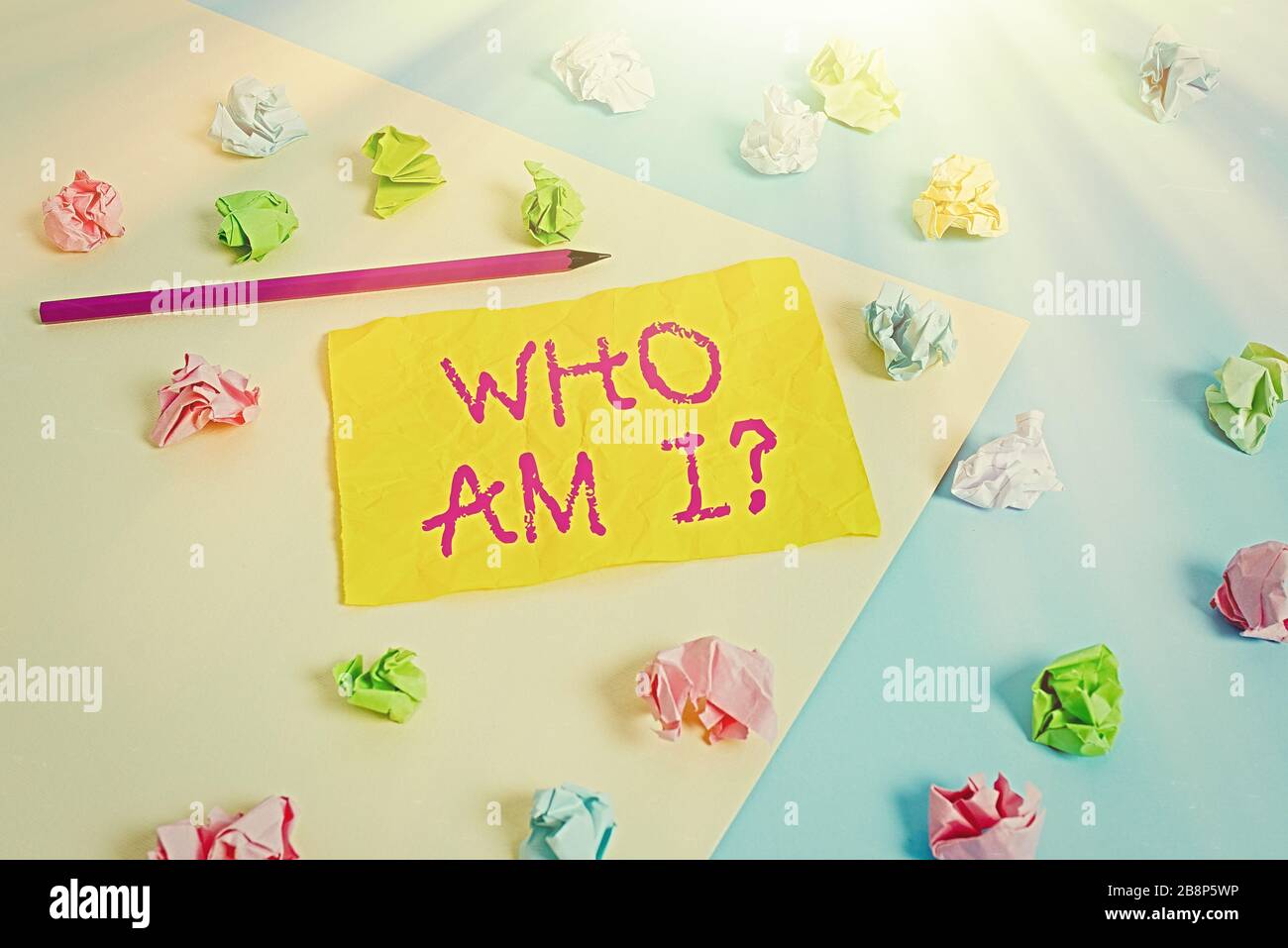 Word writing text Who Am I Question. Business photo showcasing asking ...