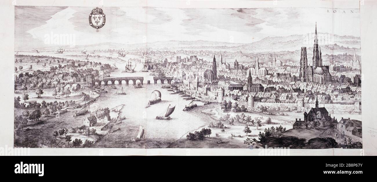 The plan of merian paris hi-res stock photography and images - Alamy