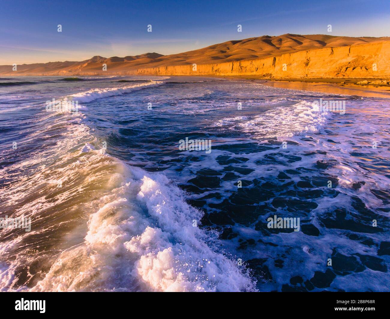Aerial view sunset sea hi-res stock photography and images - Alamy
