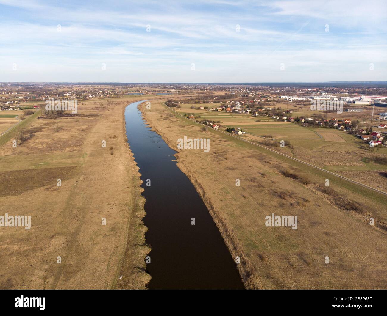 River vistula aerial hi-res stock photography and images - Alamy
