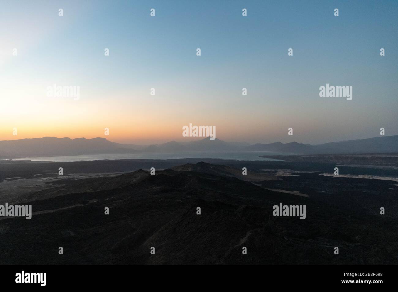 Africa, Djibouti, Ardoukoba. Landscape of Ardoukoba Stock Photo - Alamy