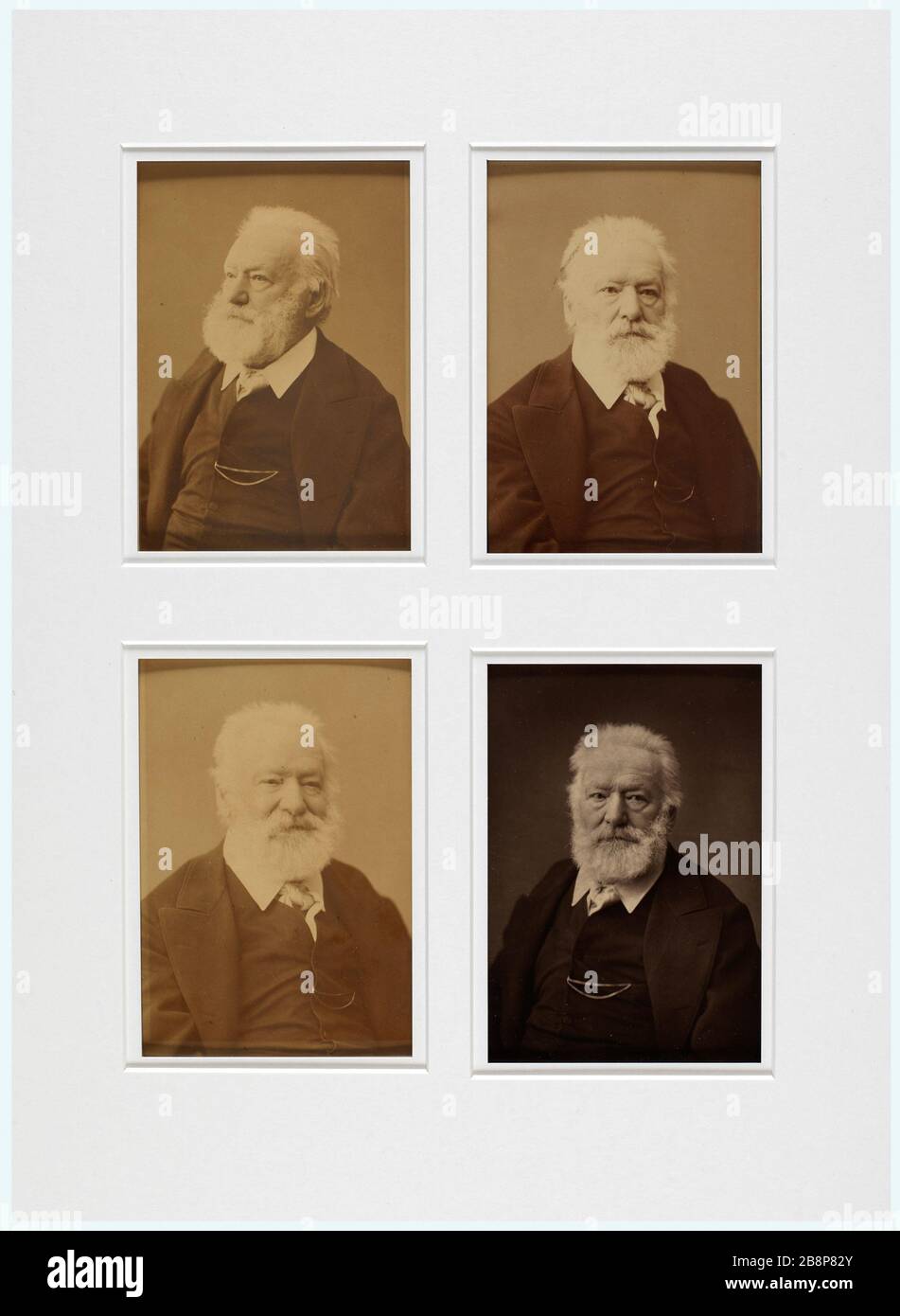 Four portraits of Victor Hugo "Quatre portraits de Victor Hugo ...