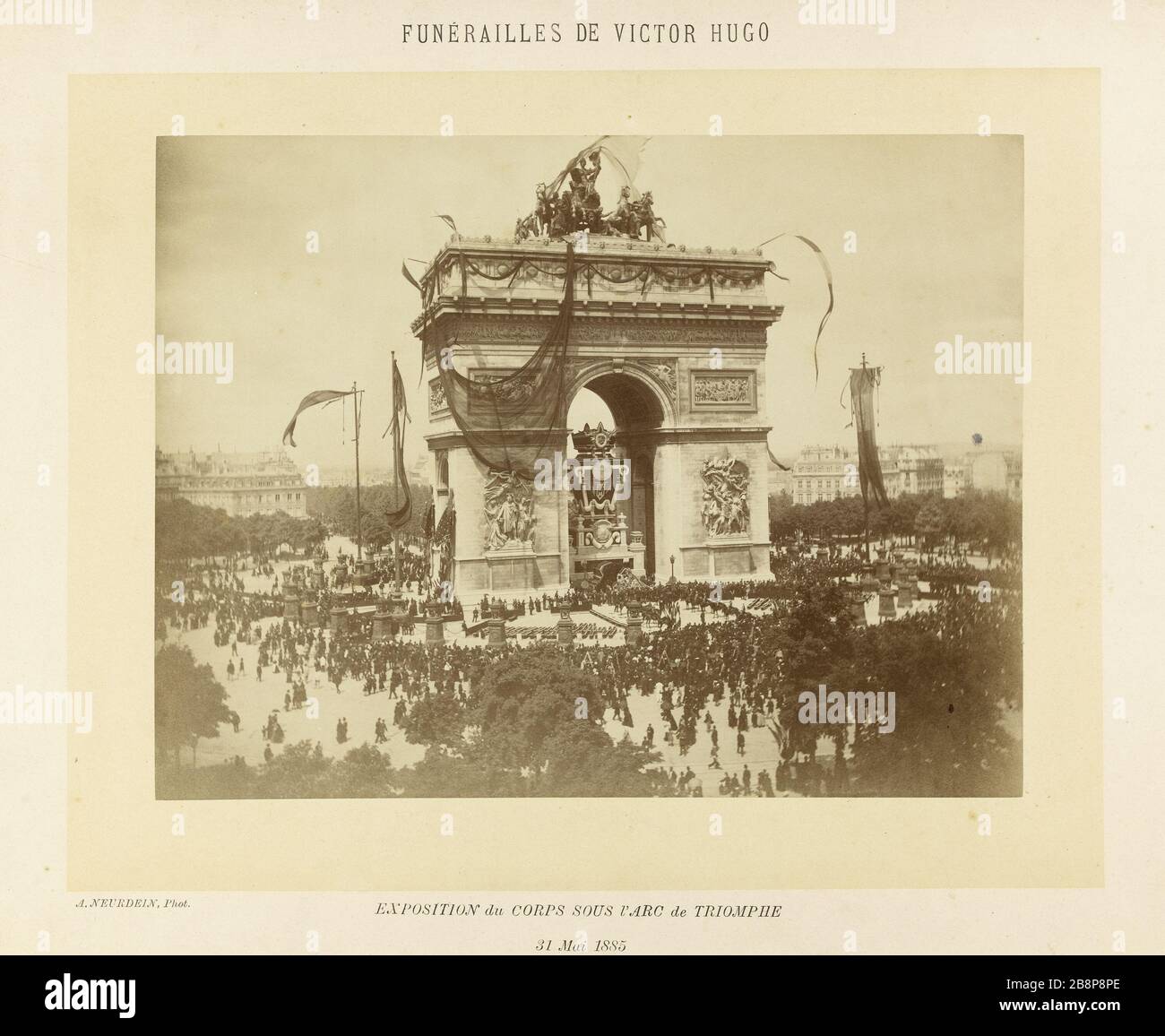 Funeral of Victor Hugo Louis-Antonin Neurdein (1846-1915). Funérailles ...