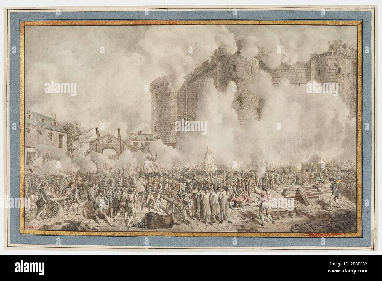 The storming of the Bastille, 14 July 1789 (dummy Title Stock Photo - Alamy