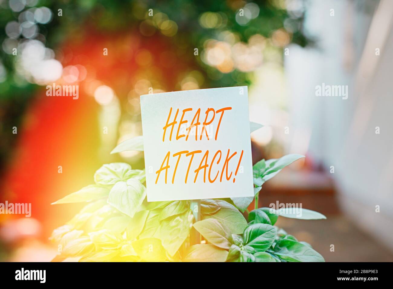 Writing note showing Heart Attack. Business concept for sudden ...