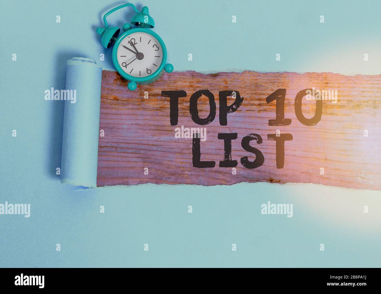 Conceptual hand writing showing Top 10 List. Concept meaning the ten ...