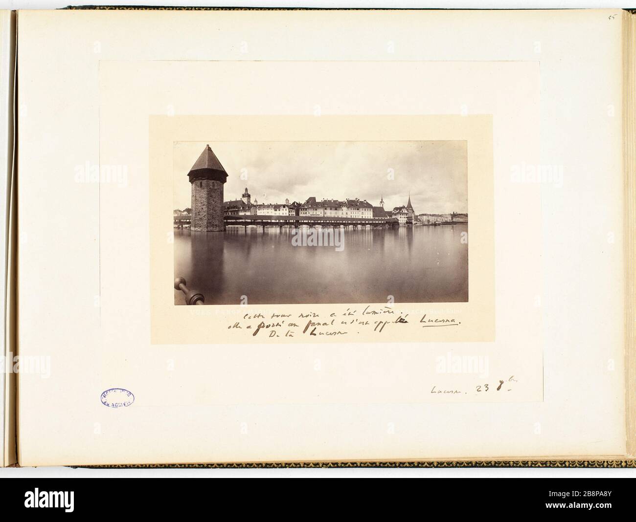 Lucerne: La Water Tower et le Chapel "Lucerne : La Wasserturm et le ...