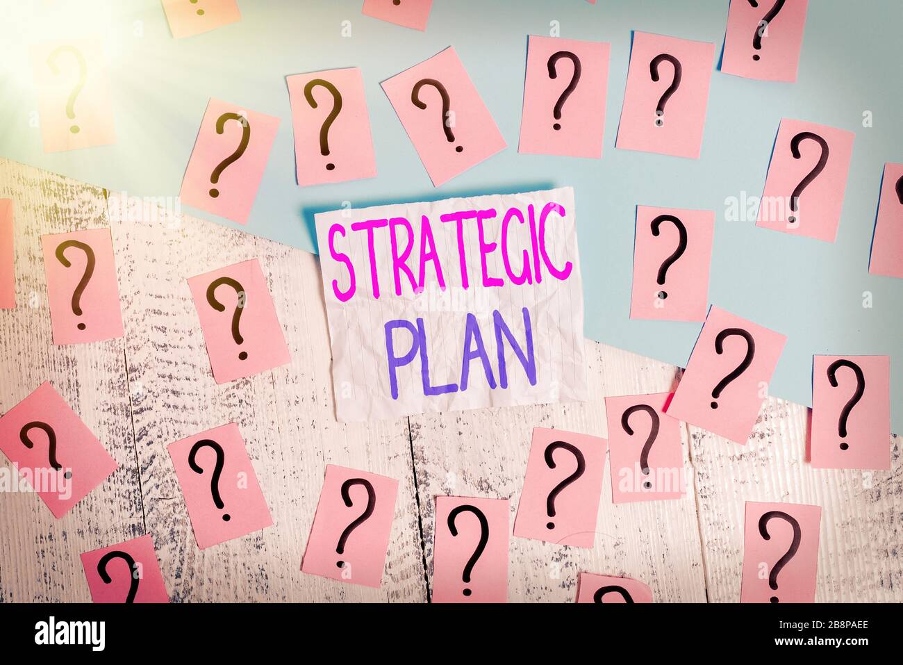 Handwriting text writing Strategic Plan. Conceptual photo a systematic ...