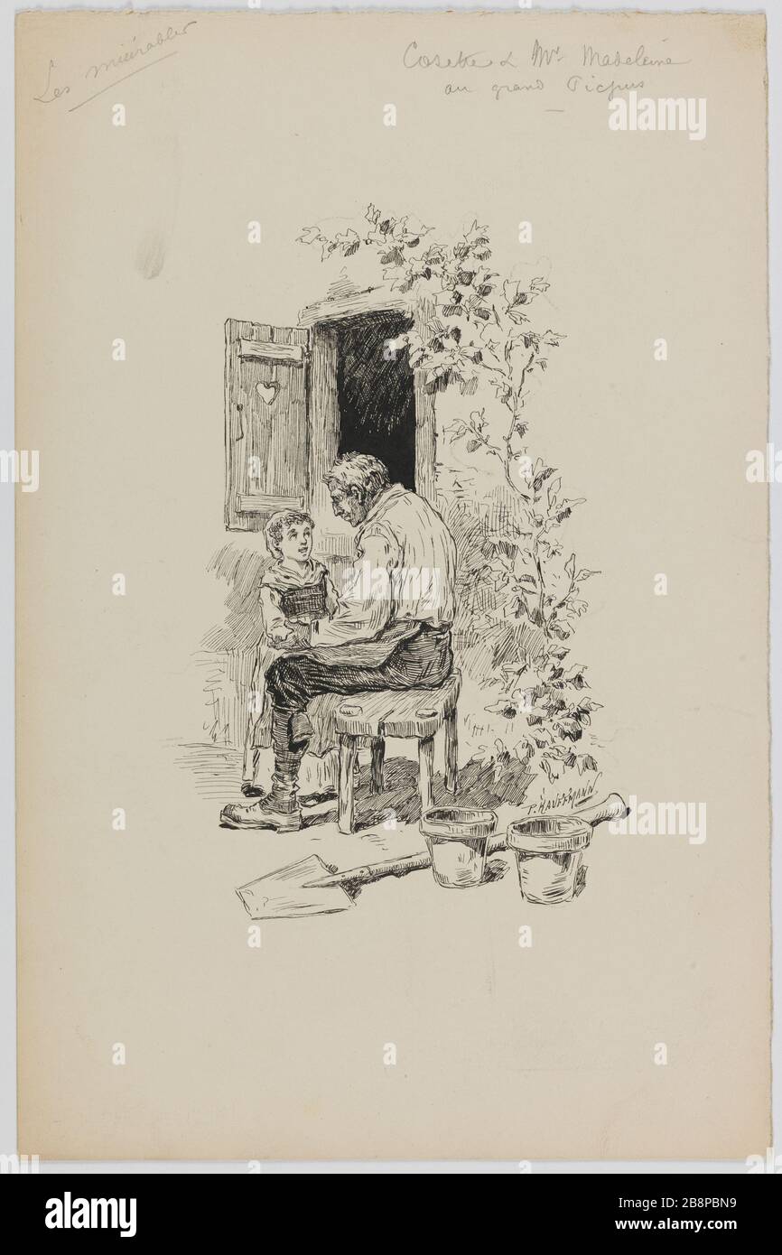 Thumbnail "At Petit Picpus" for the chapter "Les Miserables" Au Petit ...