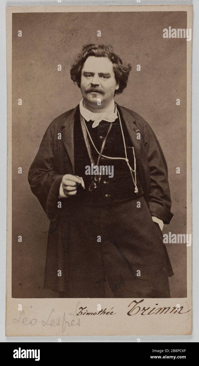 Portrait of Antoine-Joseph-Napoleon Lespes, (said Timothy Trimm), (1815 ...