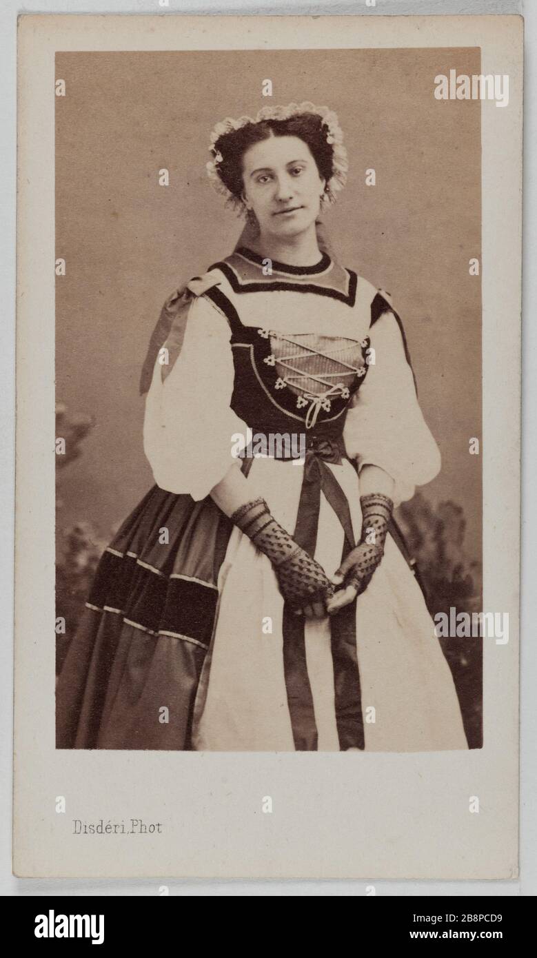 Portrait of Levielly or Livielly, (singer) Portrait de Levielly ou ...