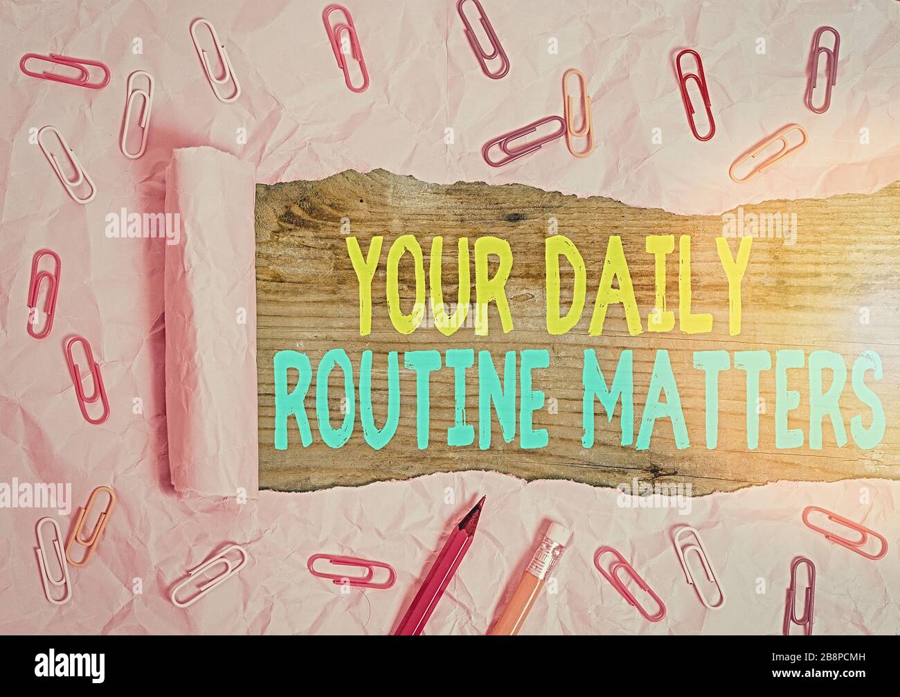 Your daily routine matters hi-res stock photography and images - Alamy
