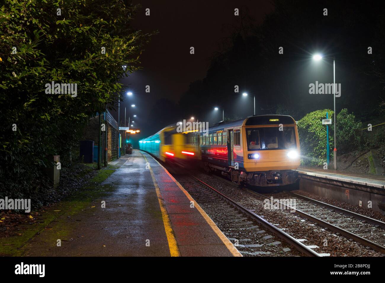 Transport For Wales class 142 pacer (R) and class 150 sprinter trains ...