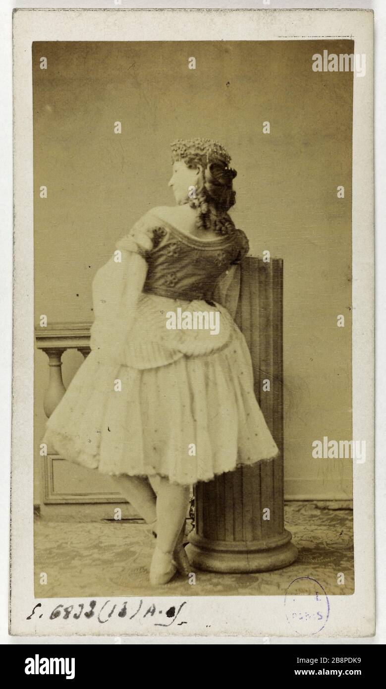 Portrait of Esther Moses, dancer Imperial Circus in 1862, at the ...