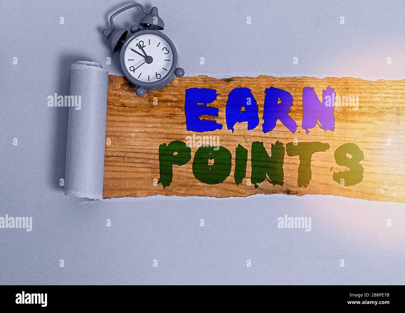 Writing note showing Earn Points. Business concept for collecting ...