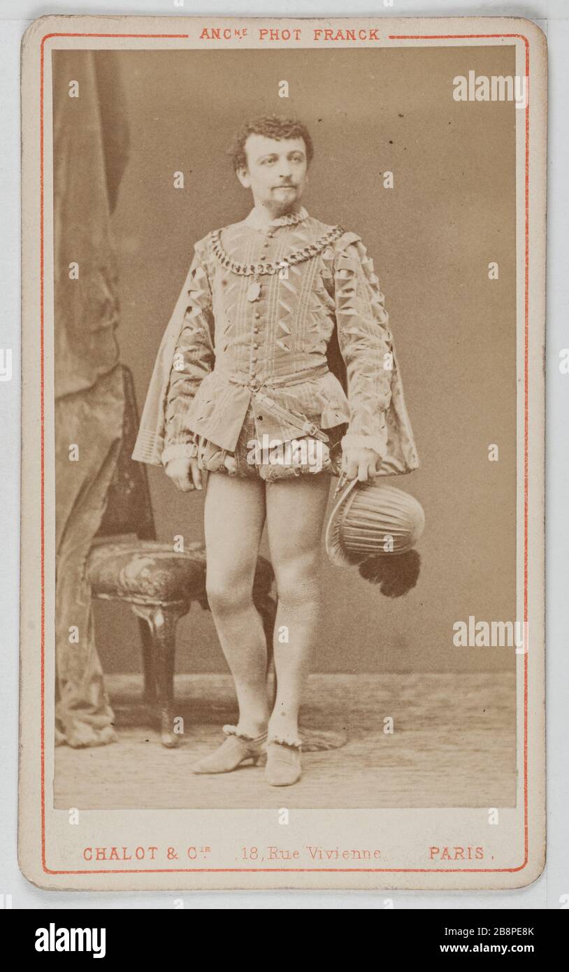 Portrait of Nicot, actor. Chalot & Cie. Portrait de Nicot, acteur ...