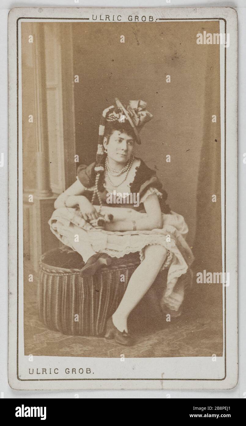 Portrait of Nina Actress at the Renaissance Theater. Ulric Grob ...