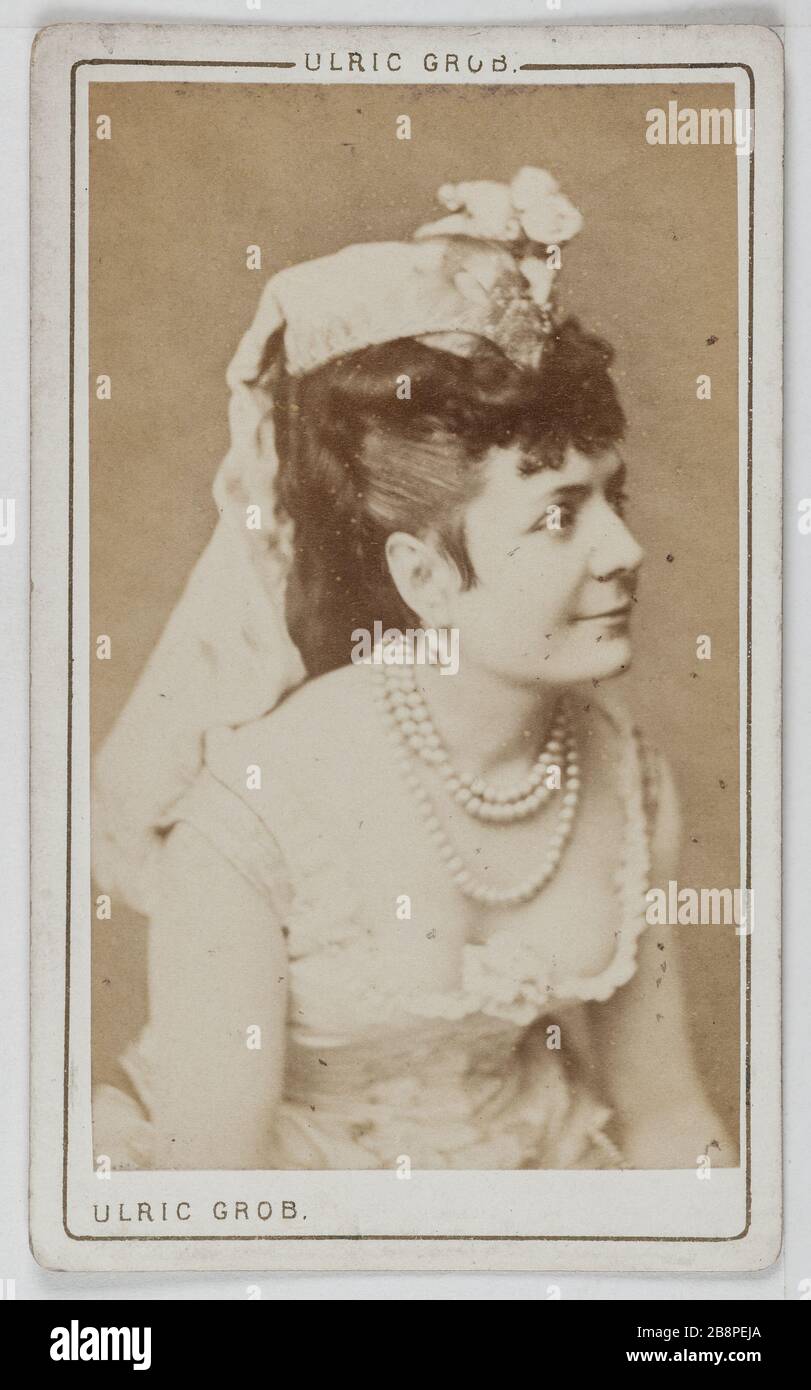 Portrait of Nina Actress at the Renaissance Theater. Ulric Grob ...