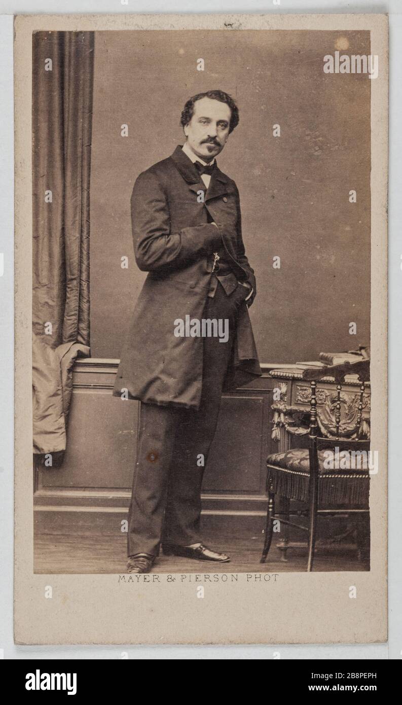 Portrait of Obin, opera singer at the opera. Mayer Frères et Pierson ...