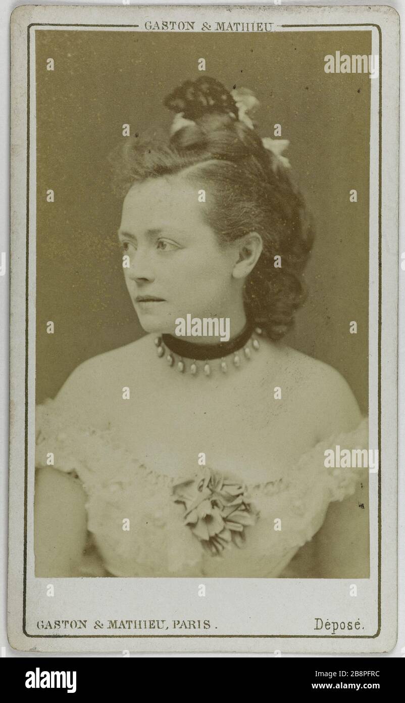 Portrait of Paula (actress) Portrait de Paula, actrice. Carte de visite ...