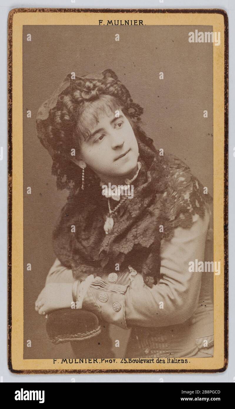 Portrait of Prince (or Pepito), actress. Portrait de Prince (ou Pepito ...