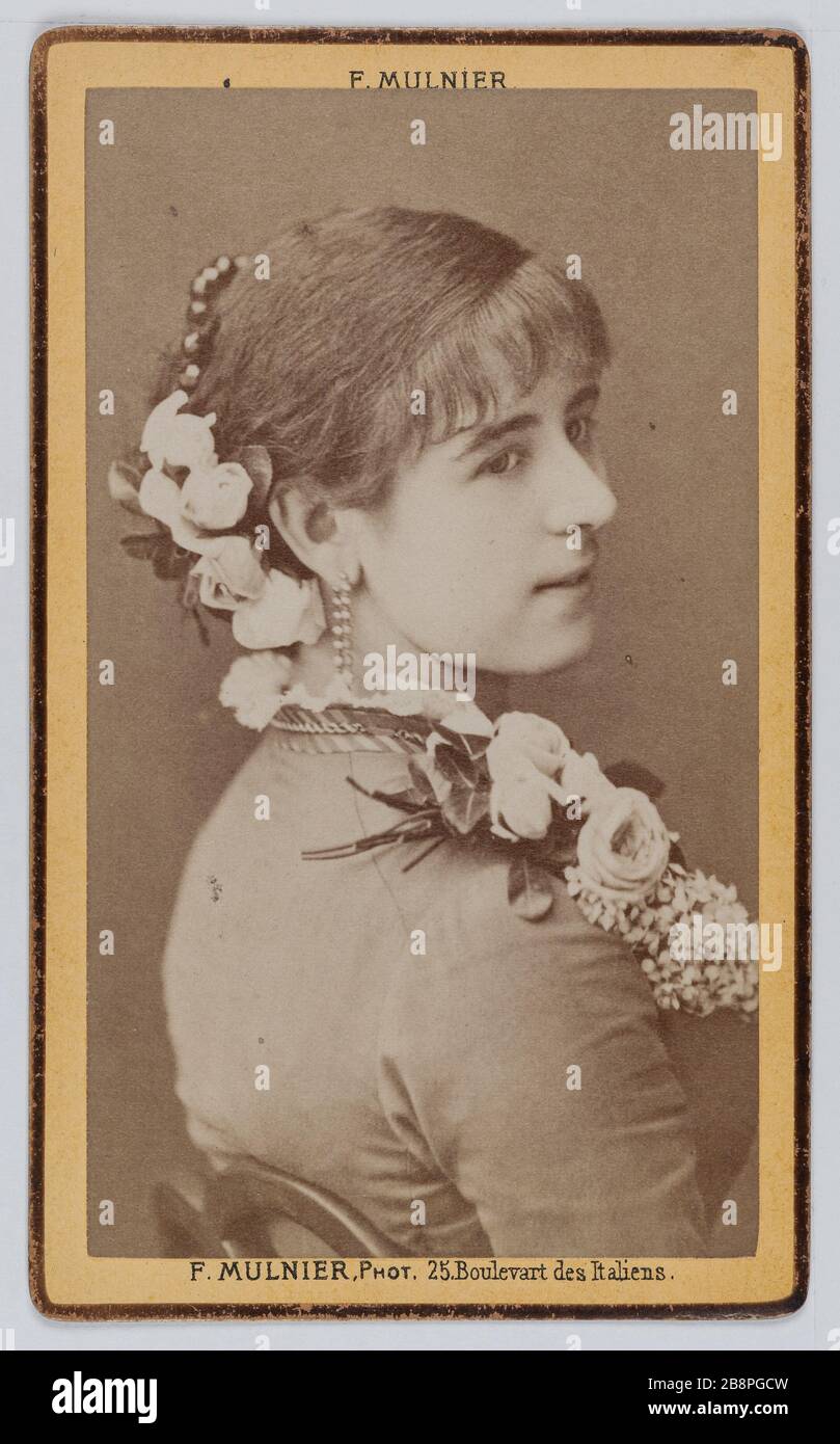 Portrait of Prince (or Pepito), actress. Portrait de Prince (ou Pepito ...