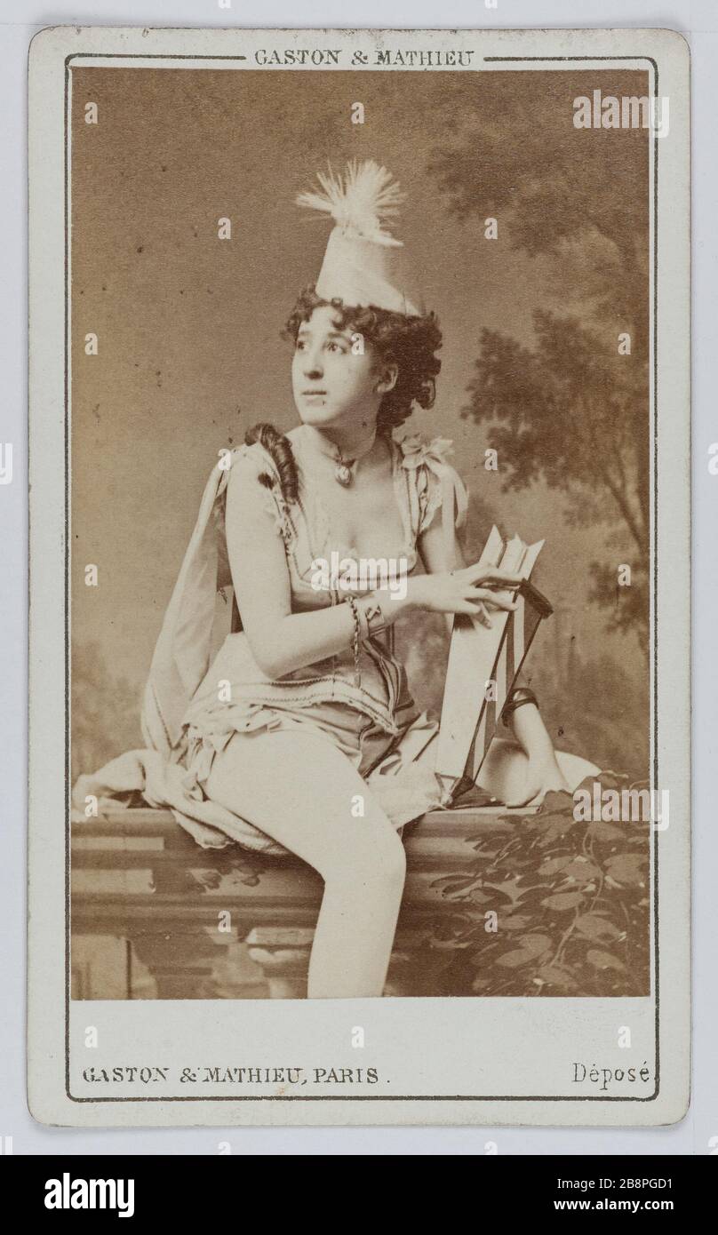 Portrait of Prince (or Pepito), actress. Portrait de Prince (ou Pepito ...