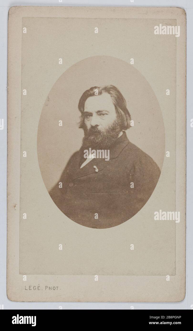 Portrait of Émile Prudent (1817-1863), pianist and composer. Portrait d ...