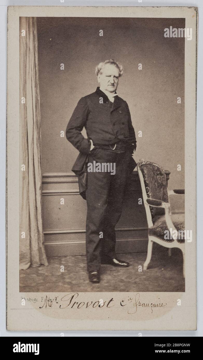 Portrait of Jean-Baptiste Provost (1798-1865), theater actor between ...